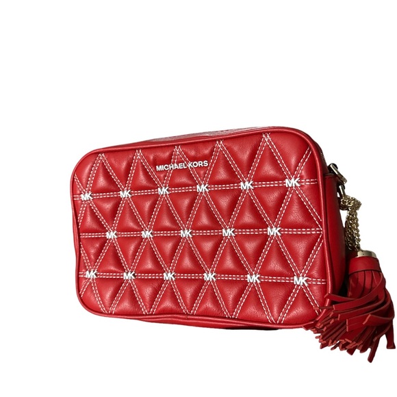 MICHAEL Michael Kors | Bags | Nwt Micheal Kors Bright Red Leather ...